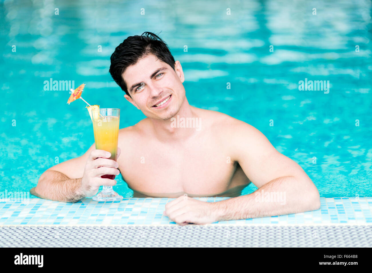 Young muscular summer hotel hi-res stock photography and images - Alamy