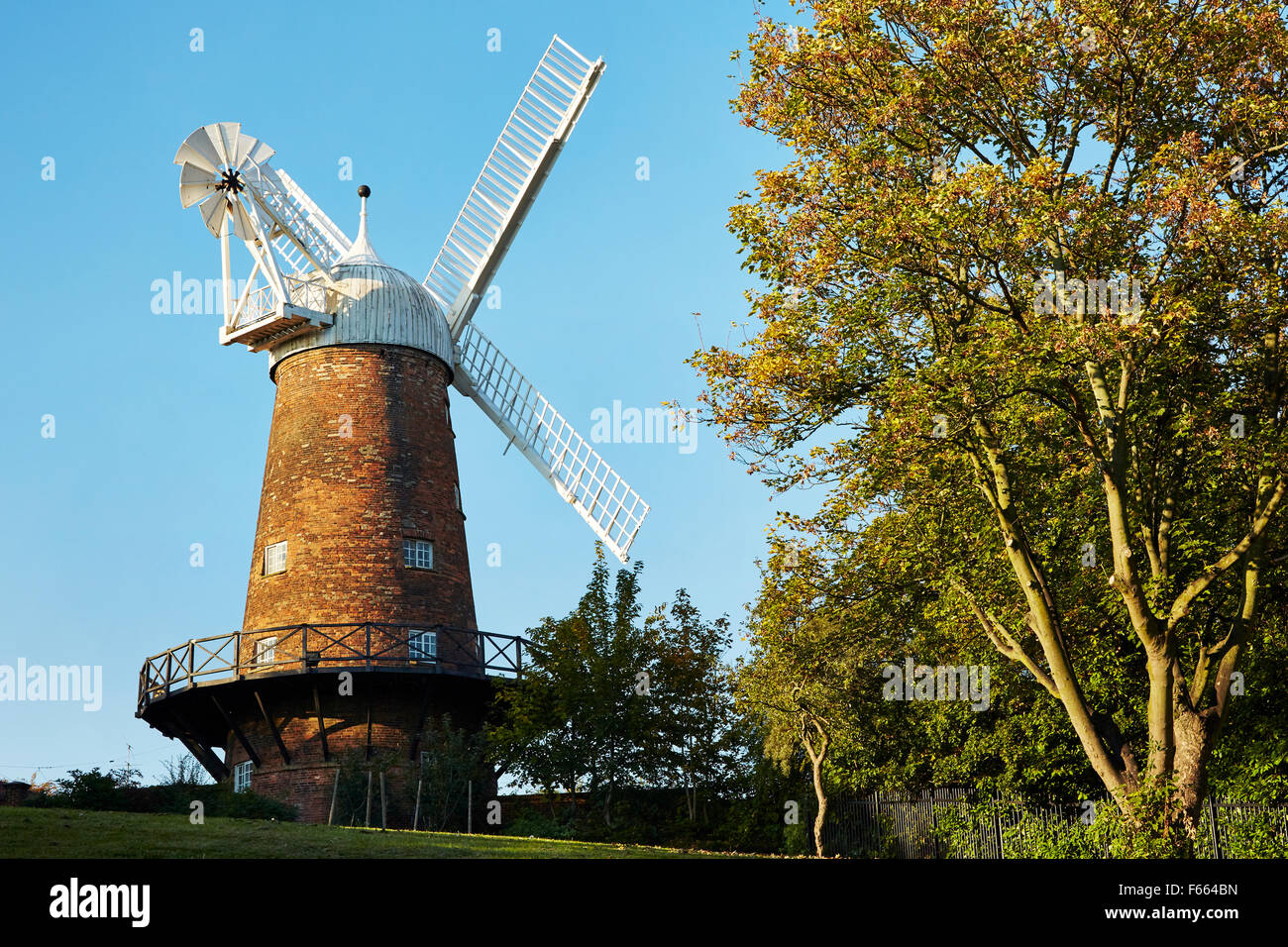 View of Green's Mill and Science Centre, Sneinton, Nottingham, England ...