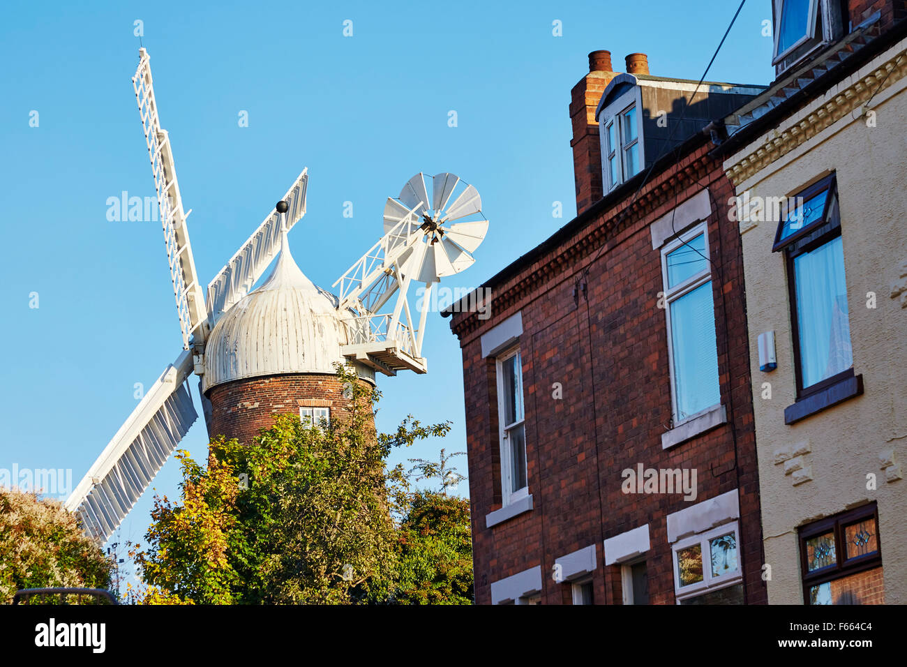 View of Green's Mill and Science Centre, Sneinton, Nottingham, England ...