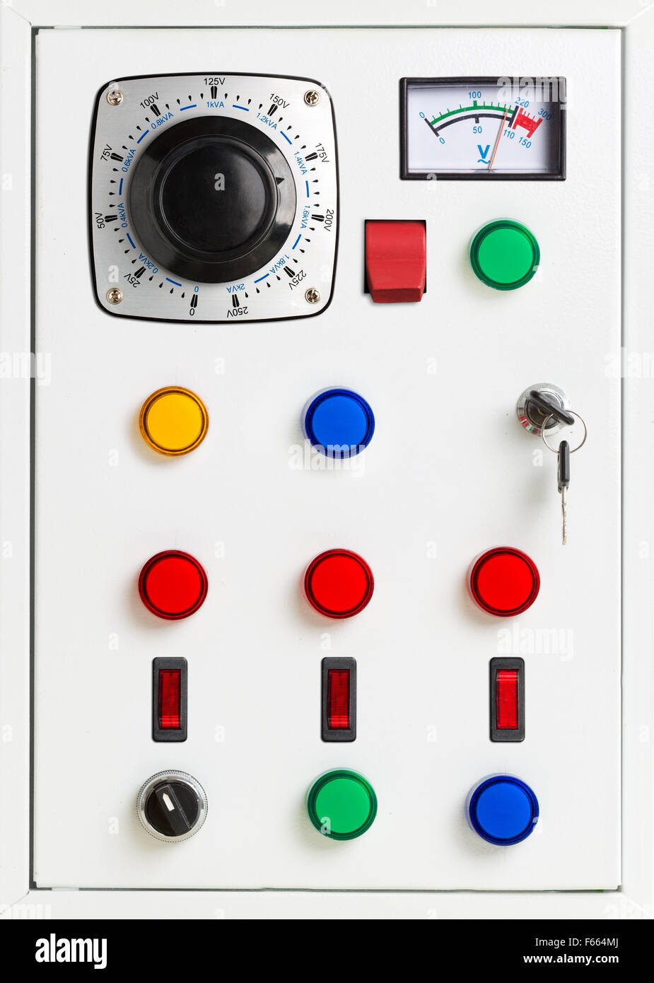 Control panel of an electrical switchgear cabinet Stock Photo - Alamy
