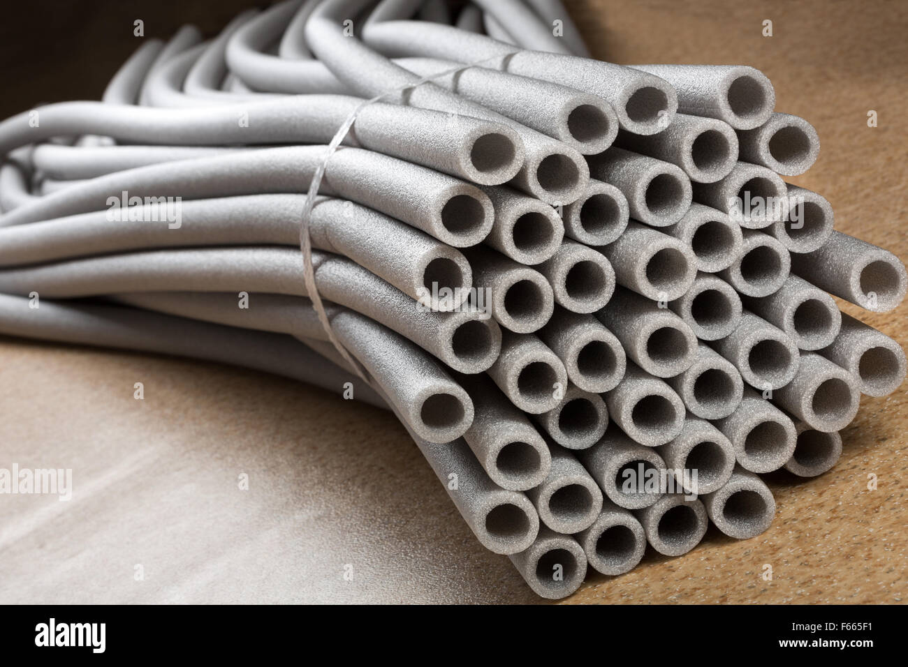 Lots of thermo pipes for tubes Stock Photo - Alamy
