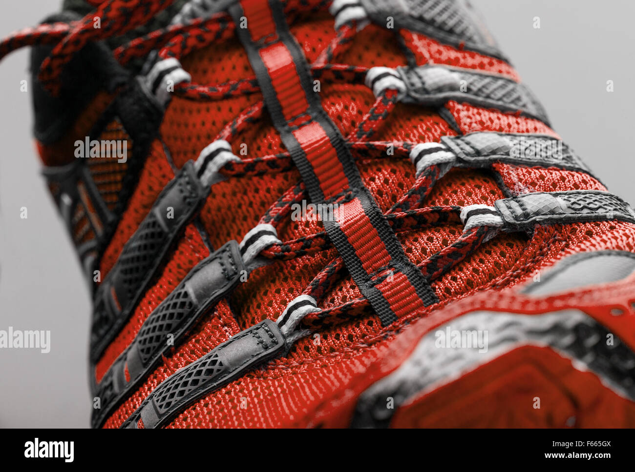 Red tennis shoe hi-res stock photography and images - Alamy