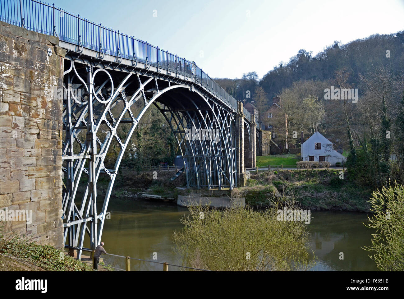 iron bridge telford shropshire england Stock Photo - Alamy