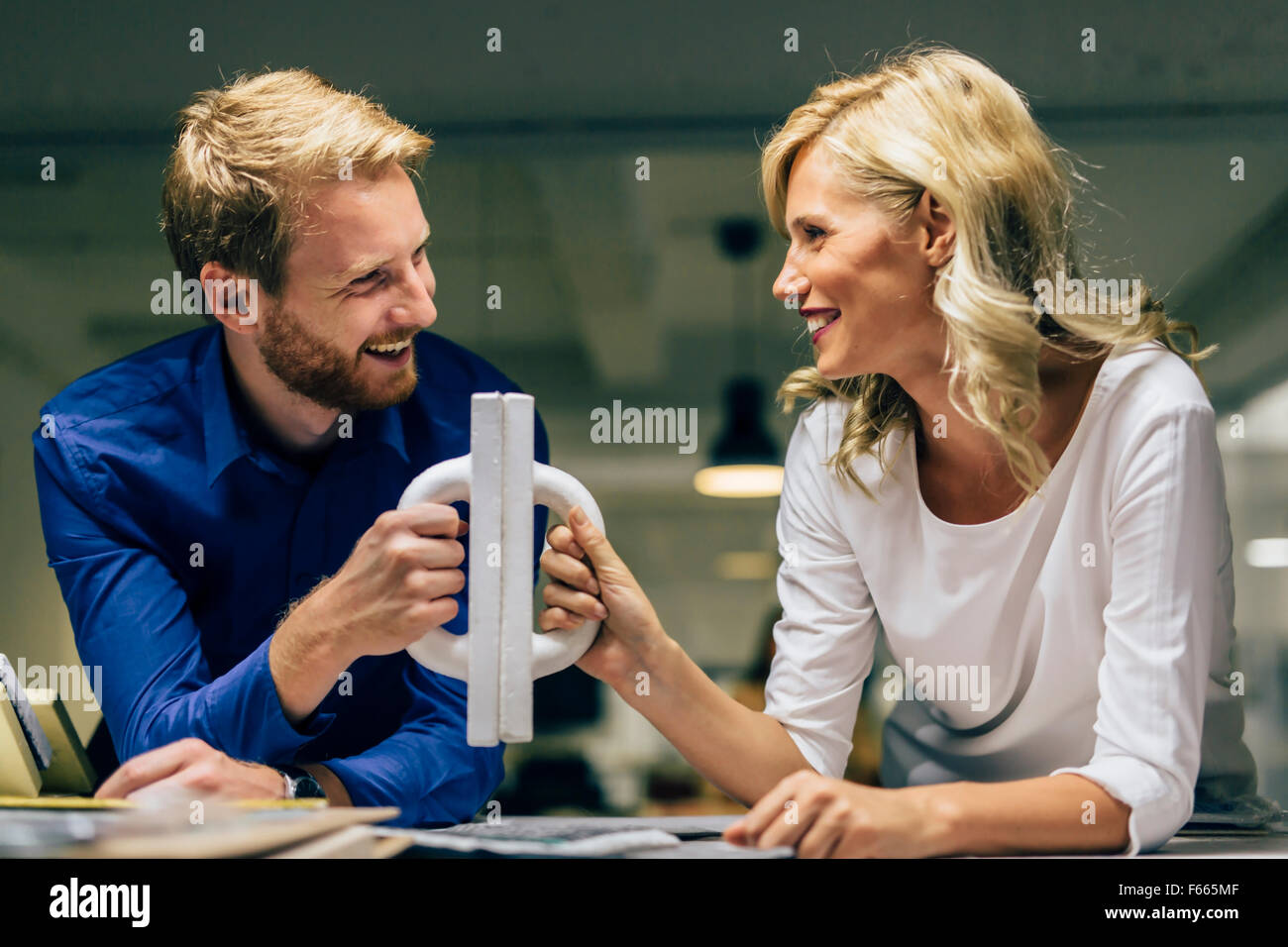 Two designers talking about possible trends ideas and new fashion ...