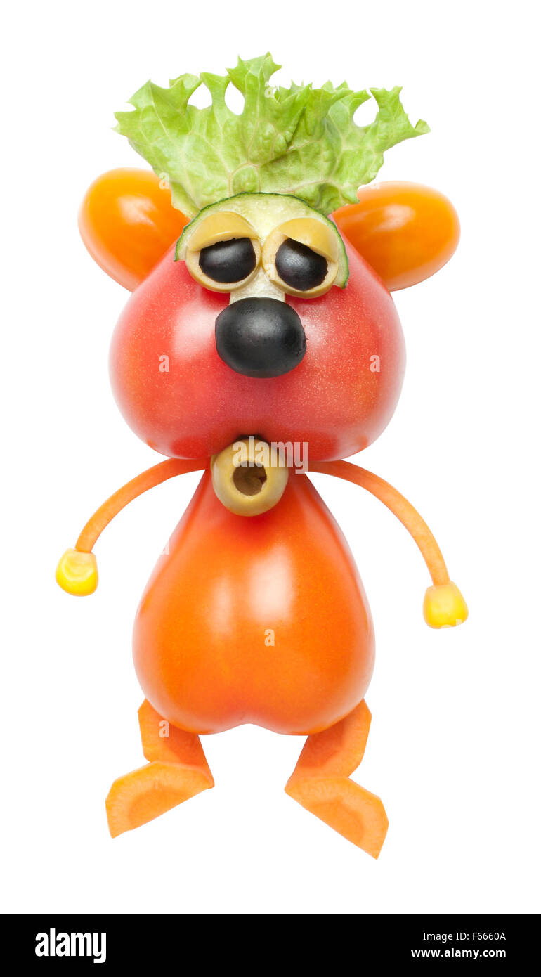 Hamster made of tomatoes Stock Photo - Alamy