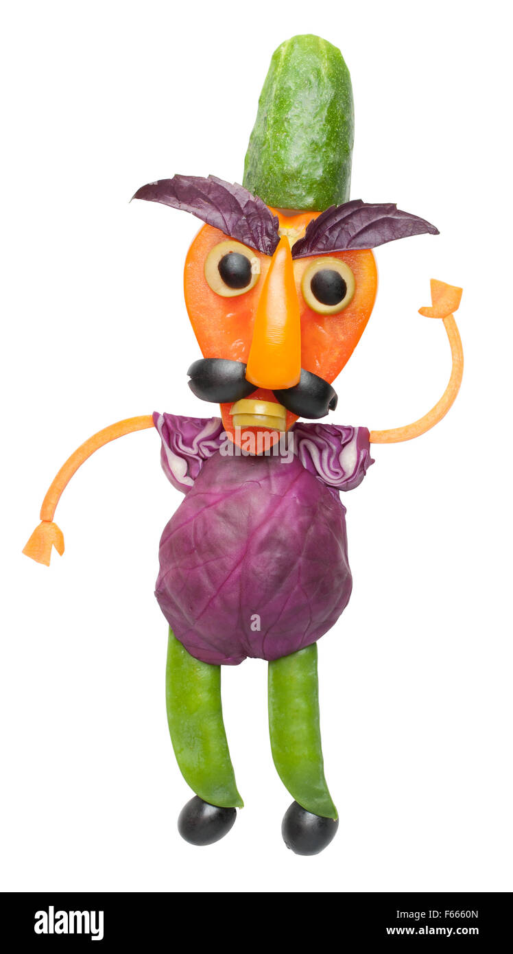 Vegetable man Cut Out Stock Images & Pictures - Alamy