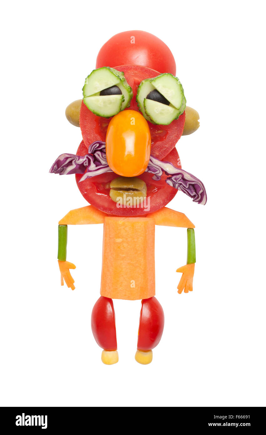 Man made of vegetables Stock Photo - Alamy