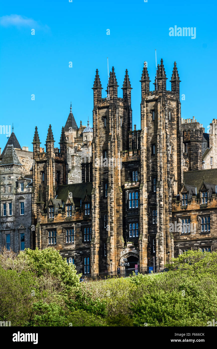 The Assembly Hall is in the neo-gothic building situated directly East ...