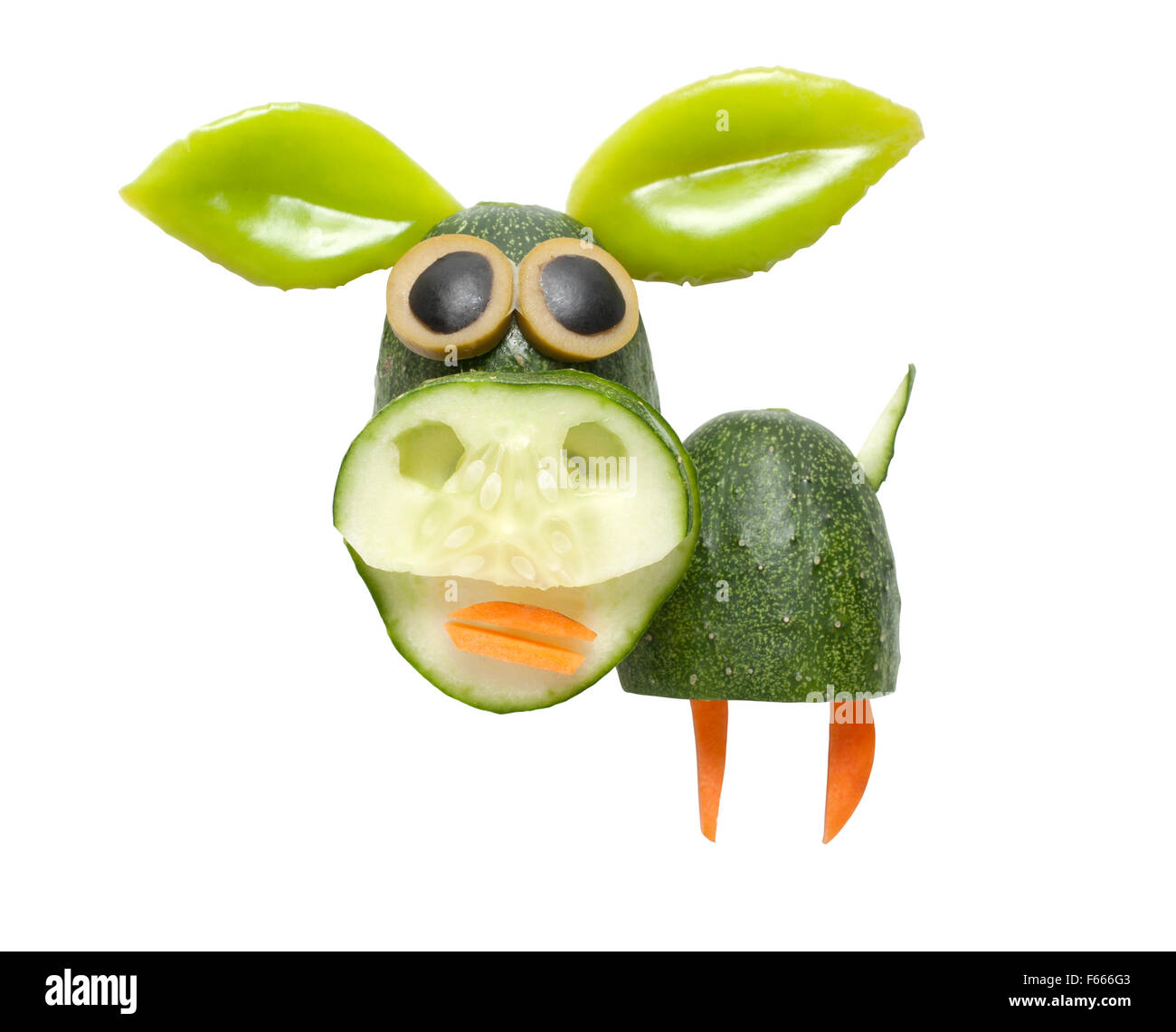 Funny pig made of vegetables Stock Photo - Alamy