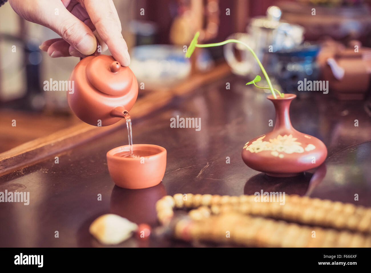 The Time of Tea Break Stock Photo - Alamy