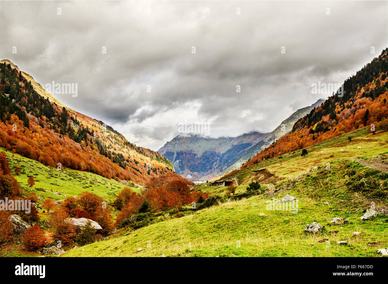 Urdos is situated in the Pyrenees-Atlantiques in the south-west of ...