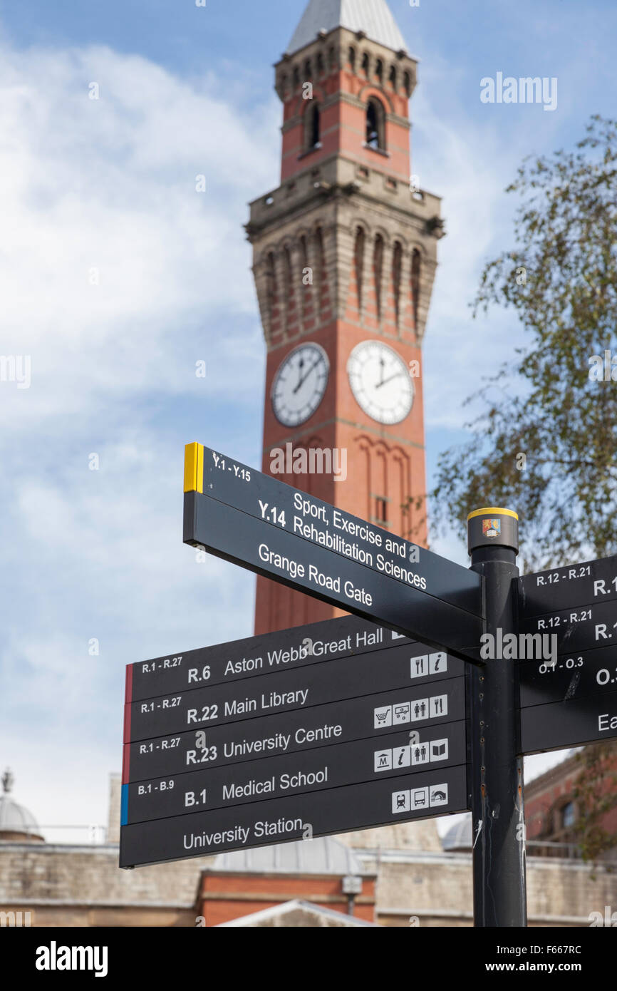 Birmingham university clock tower hi-res stock photography and images ...