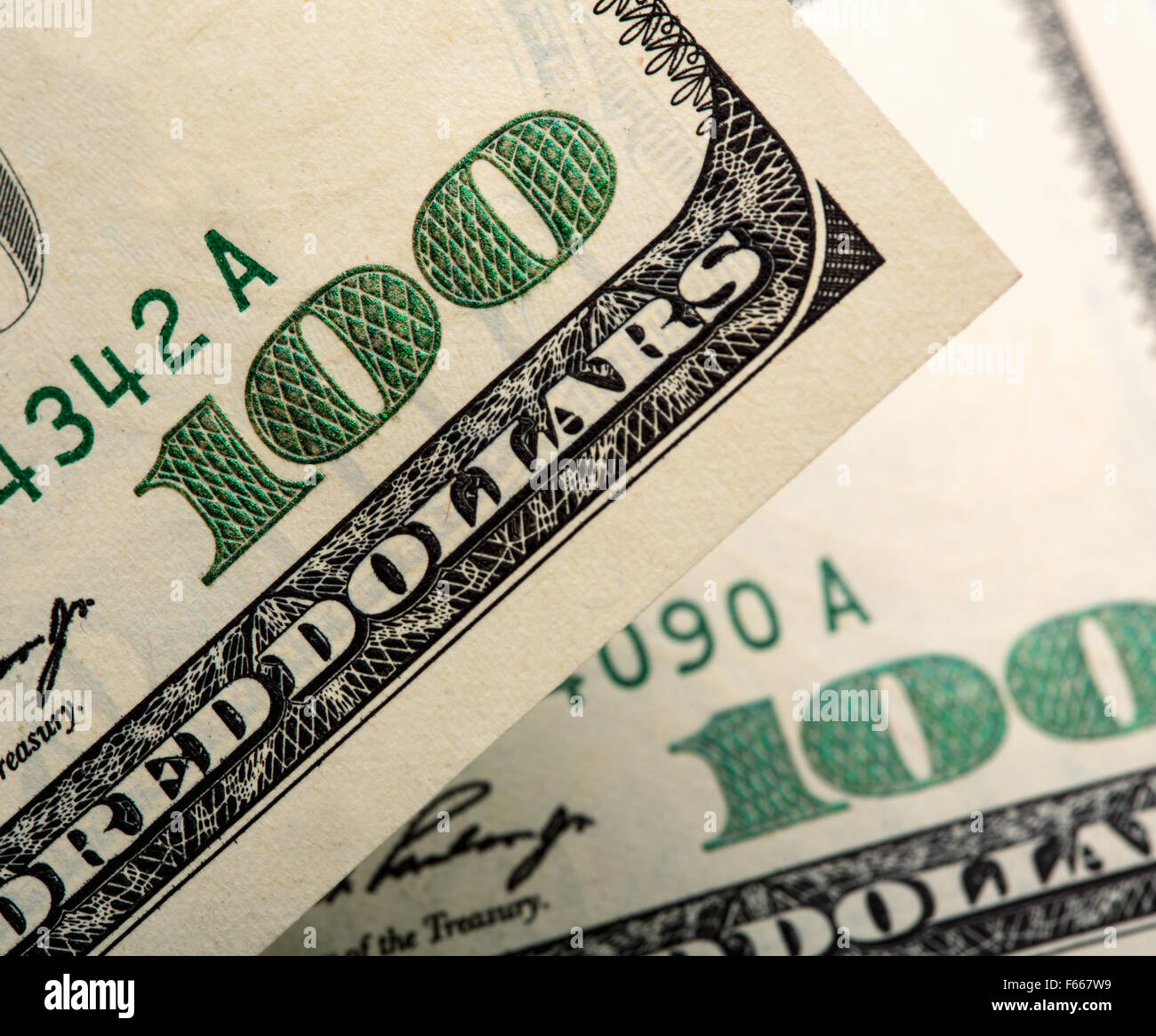 Closeup of $100 dollar bills Stock Photo - Alamy