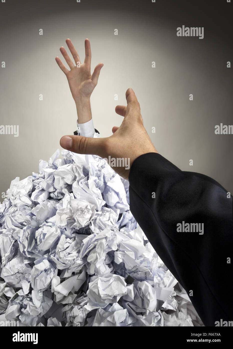 Buried in paperwork hi-res stock photography and images - Alamy