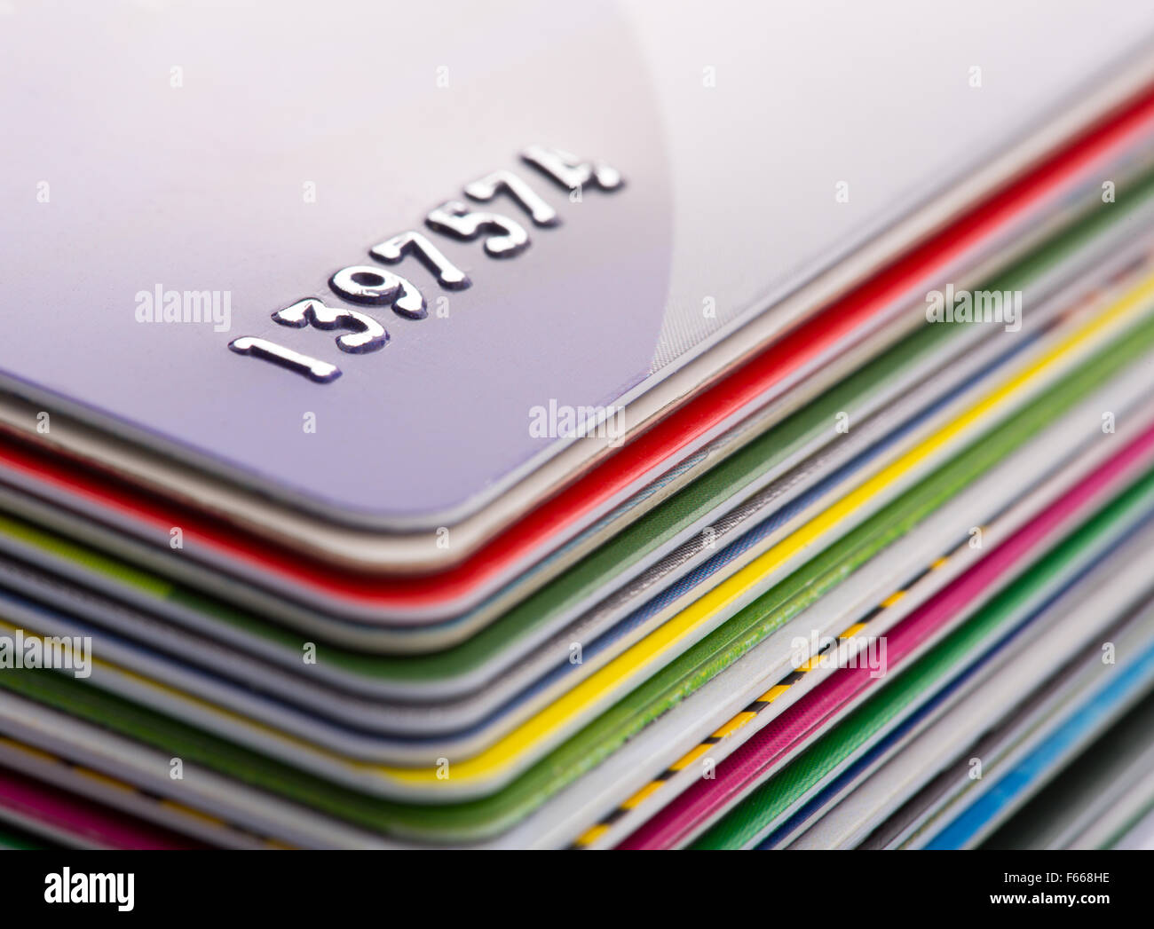 Heap of colorful credit cards Stock Photo - Alamy