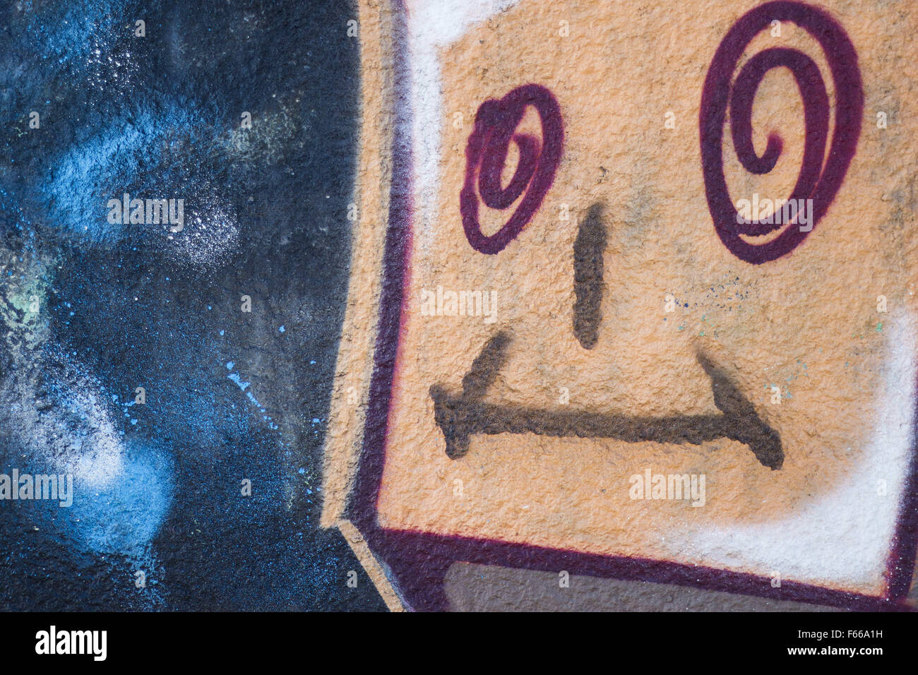 Kiev, Ukraine. 11th Nov, 2015. colorful graffiti © Nazar Gonchar/ZUMA ...