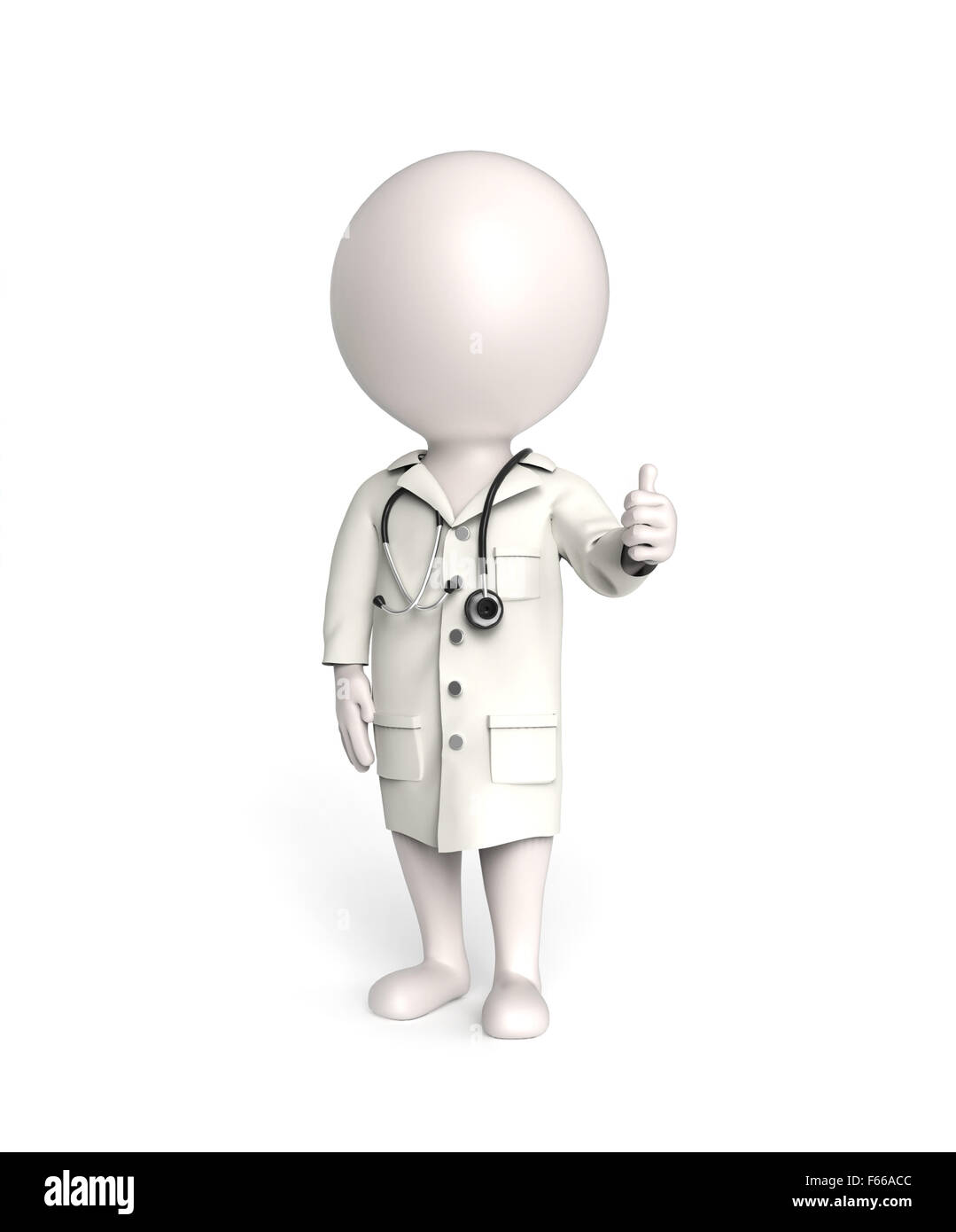 3d white people doctor sign hi-res stock photography and images - Alamy