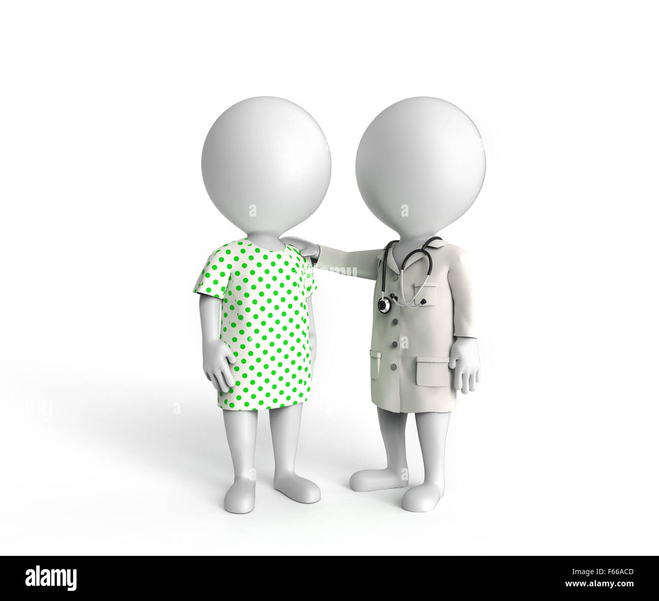 Doctor talking patient cartoon hi-res stock photography and images - Alamy