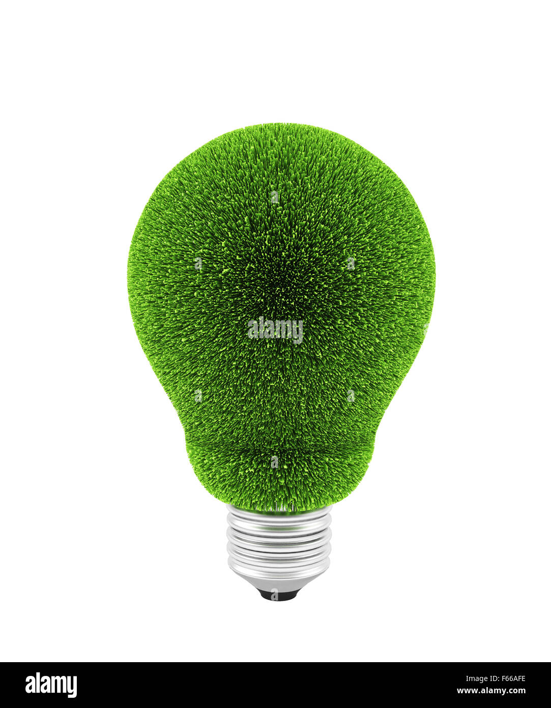 Green electric bulb Stock Photo - Alamy