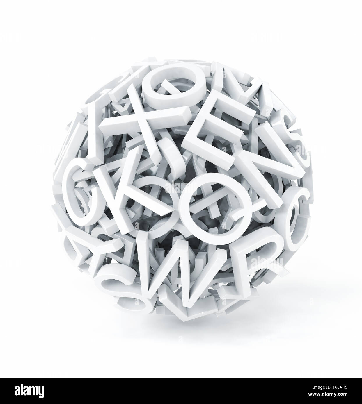 3d plastic white letters Cut Out Stock Images & Pictures - Alamy