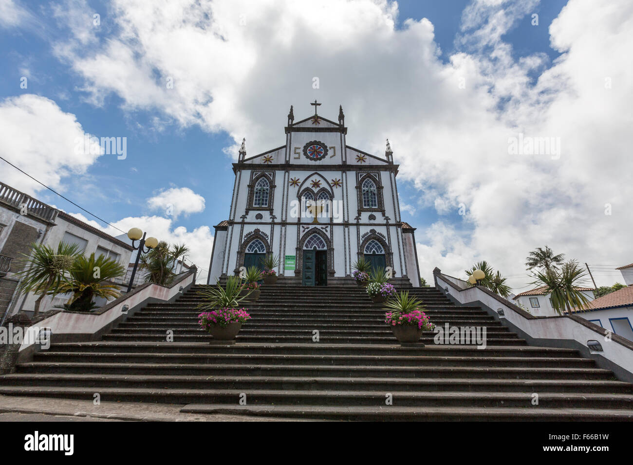 Church in Salga, São Miguel, Azores, Portugal Stock Photo - Alamy