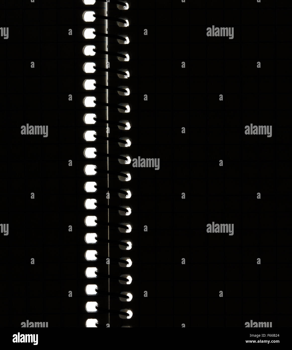 Closeup part of notebook Stock Photo - Alamy