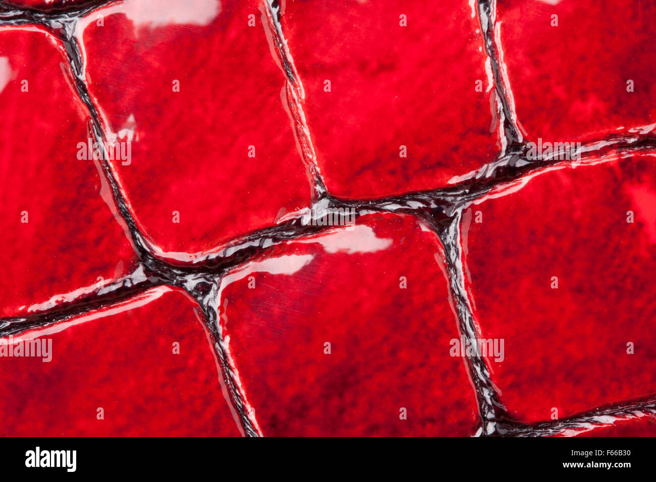 Red artificial leather Stock Photo - Alamy