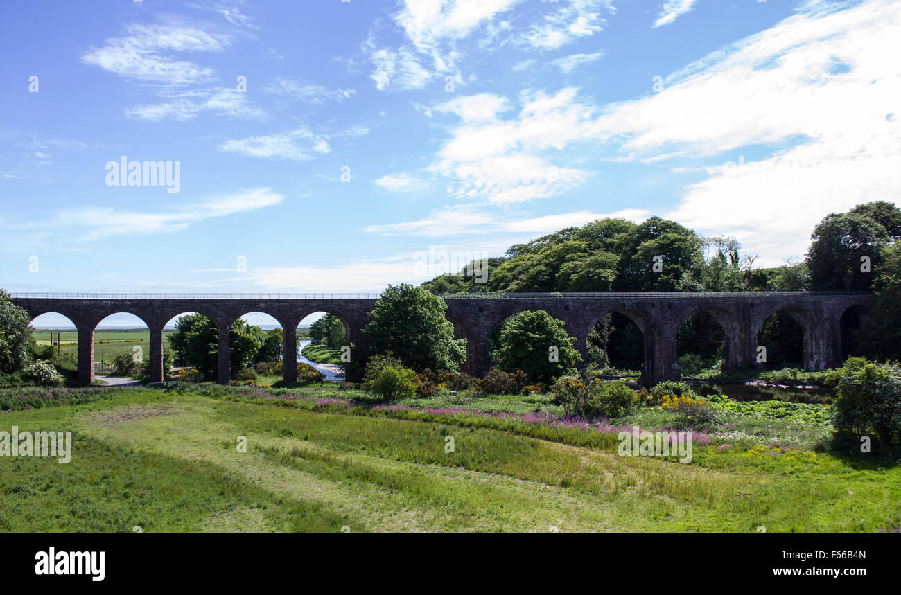 bridge at river esk Stock Photo - Alamy