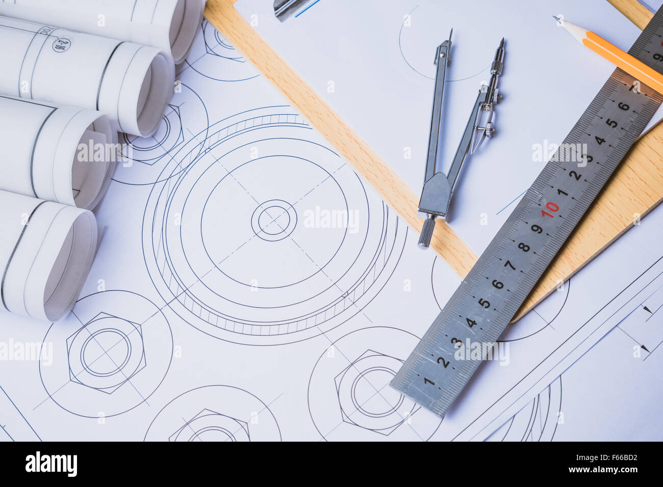 The development of technology project Stock Photo - Alamy