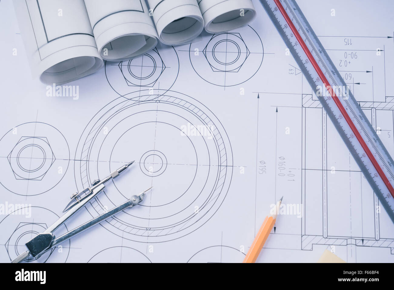 The development of technology project Stock Photo - Alamy