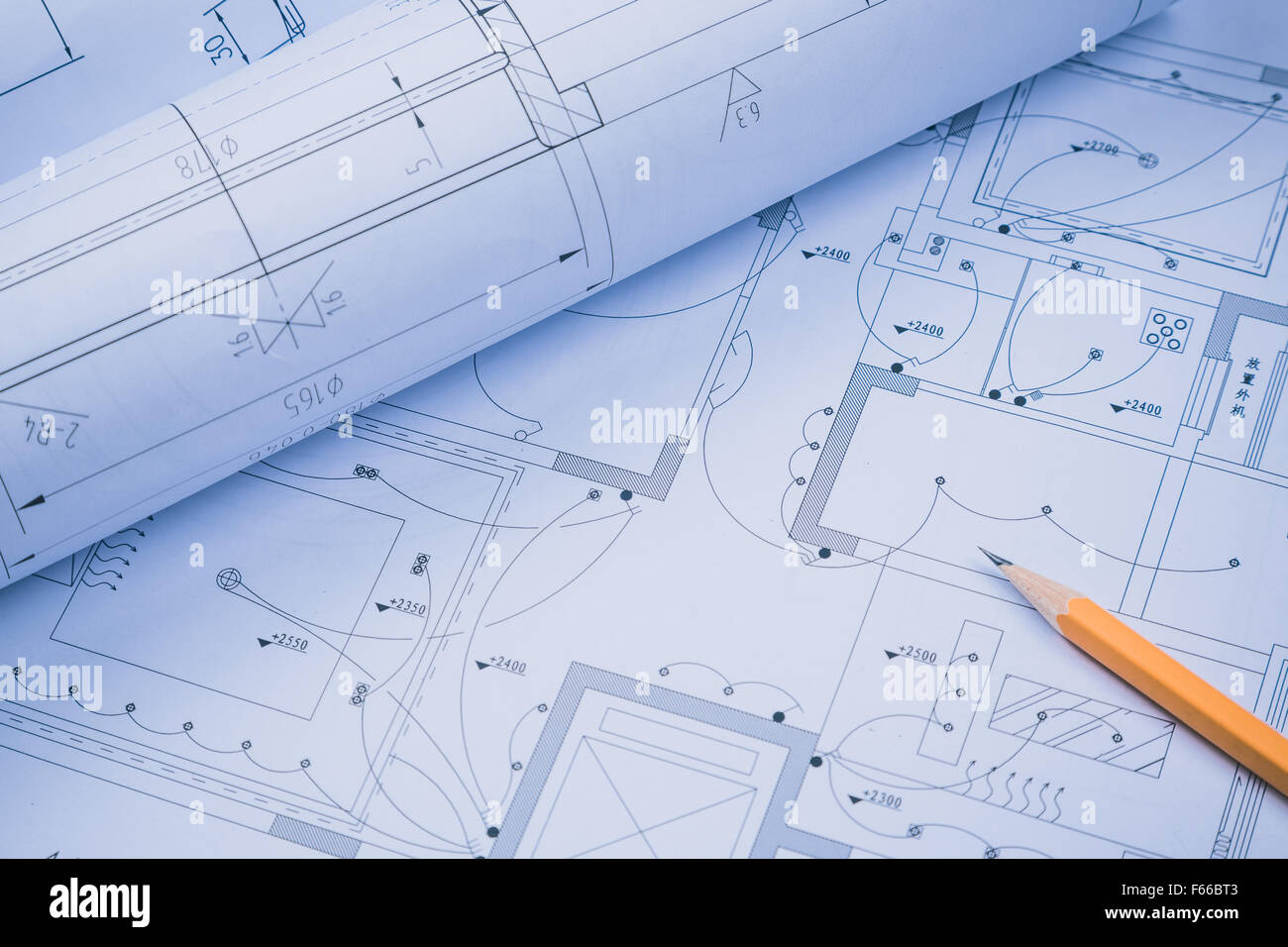 The development of technology project Stock Photo - Alamy