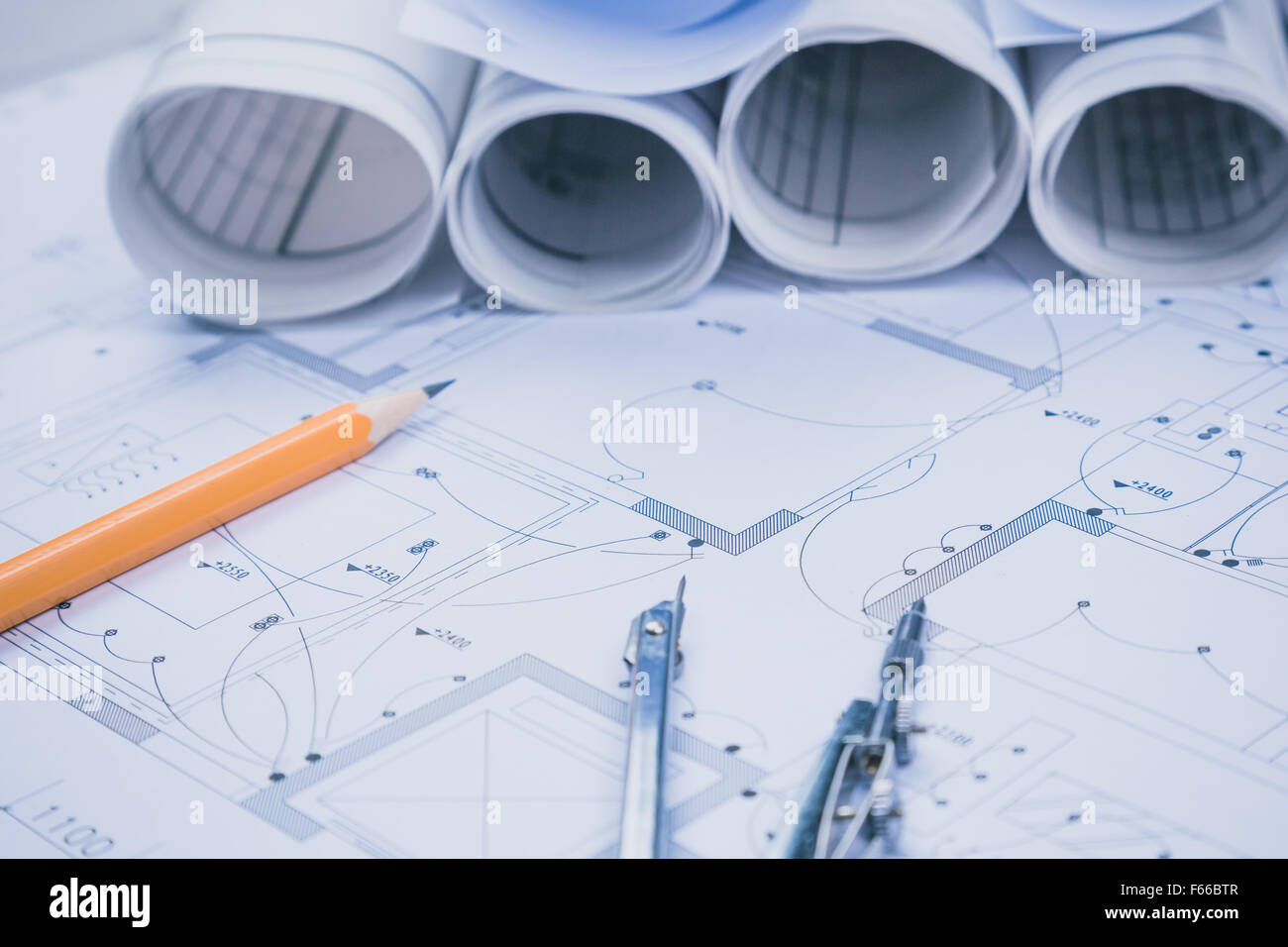 The development of technology project Stock Photo - Alamy