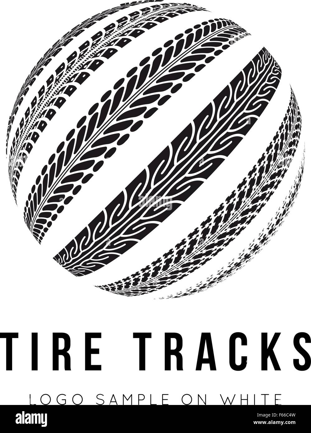 Tire tread logo logo Stock Vector Images - Alamy