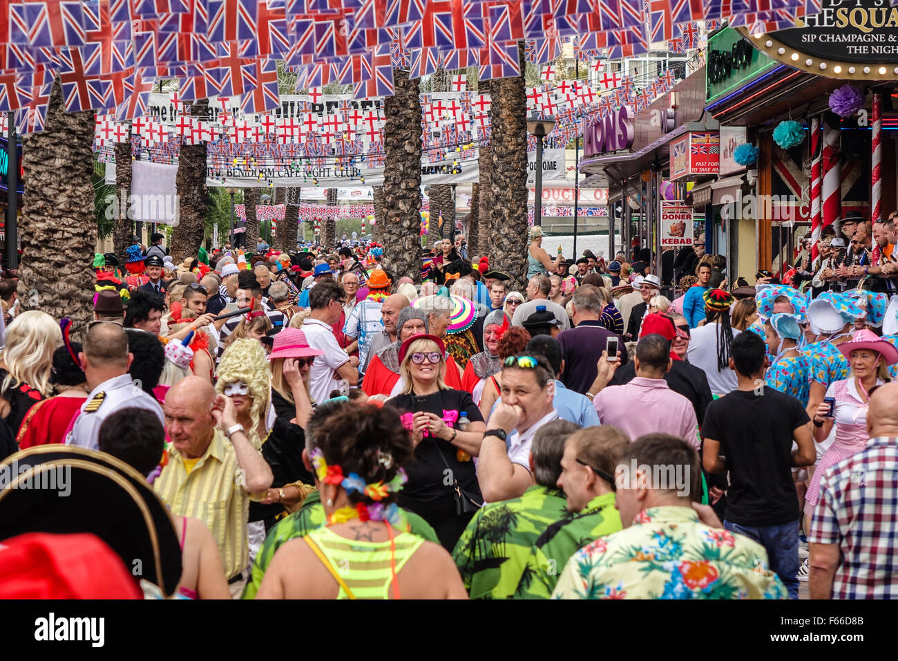 Benidorm, Spain. 12th November, 2015. An estimated 40,000 British ...