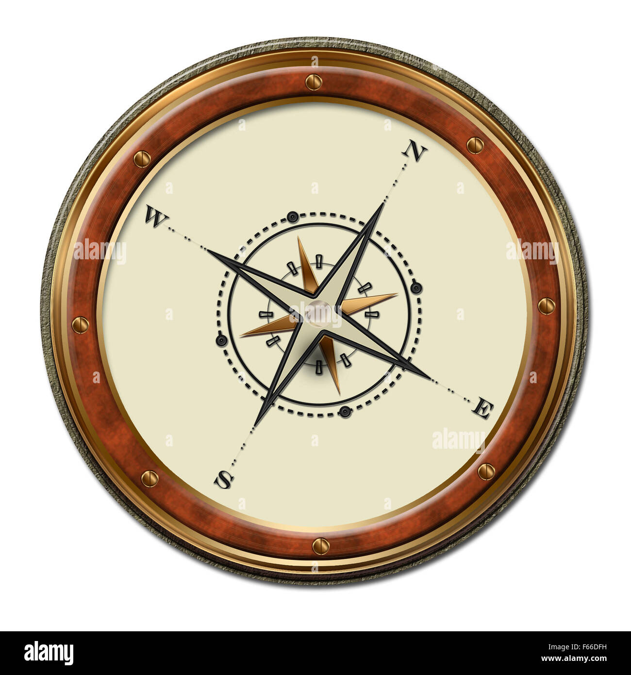 Compass point Cut Out Stock Images & Pictures - Alamy