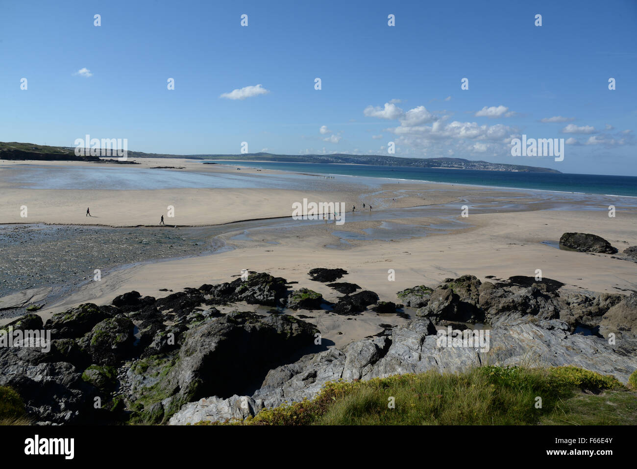 A view of Gwithian beach Stock Photo - Alamy