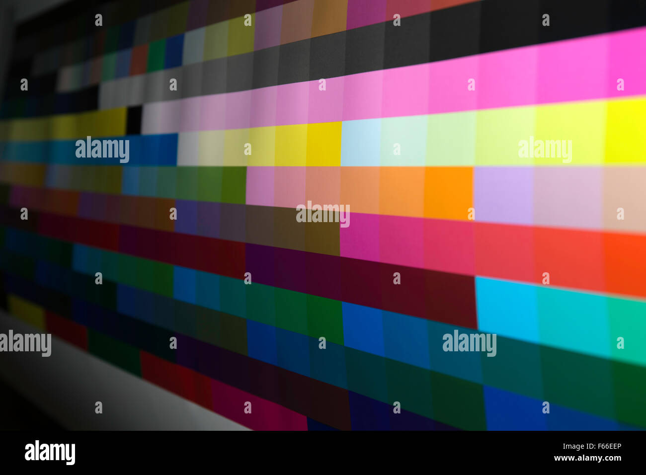 Printer color swatches Stock Photo - Alamy