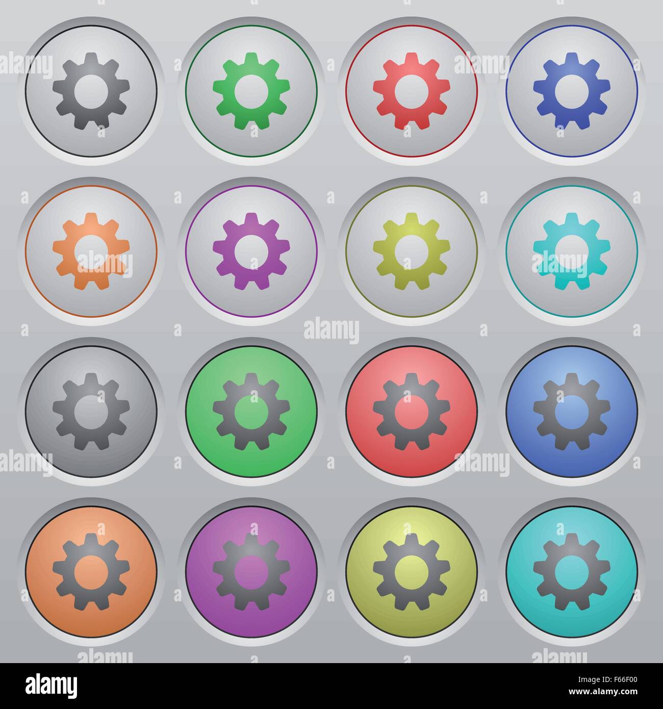 Vector yellow gear cog wheel hi-res stock photography and images - Alamy