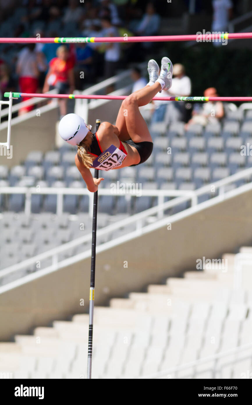 Lilli Schnitzerling of Germany, Pole Vault,IAAF World Junior Athletics ...