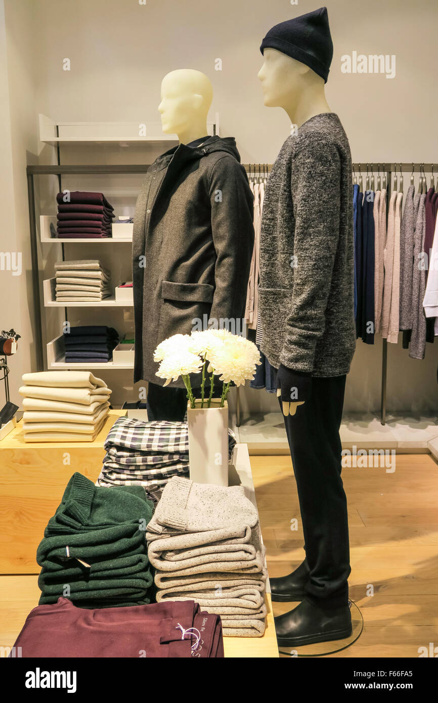 Cos Store Interior on Fifth Avenue, NYC Stock Photo - Alamy