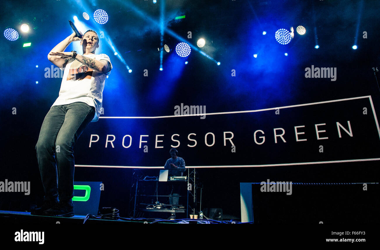 Professor Green performing live on stage at The SSE Arena, Wembley ...