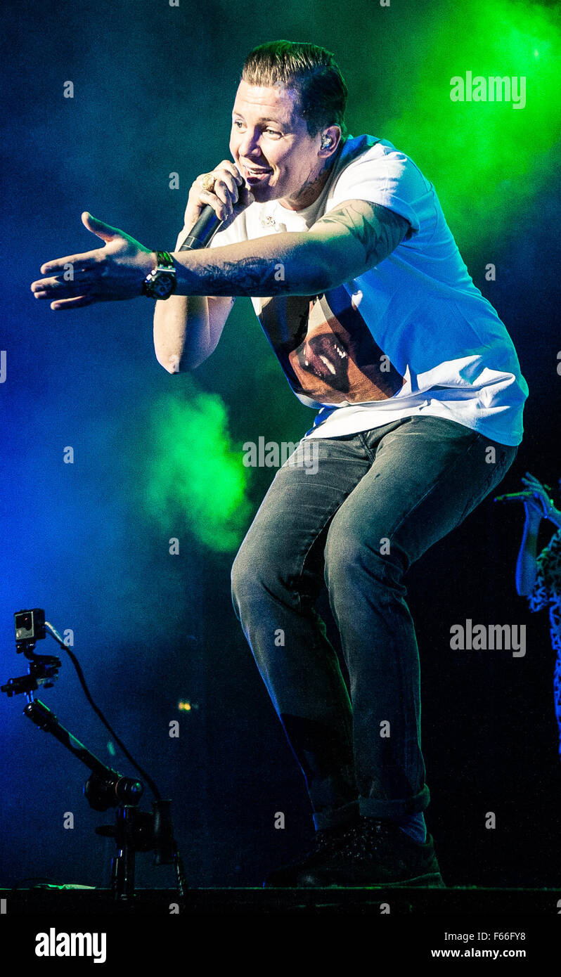 Professor Green performing live on stage at The SSE Arena, Wembley ...