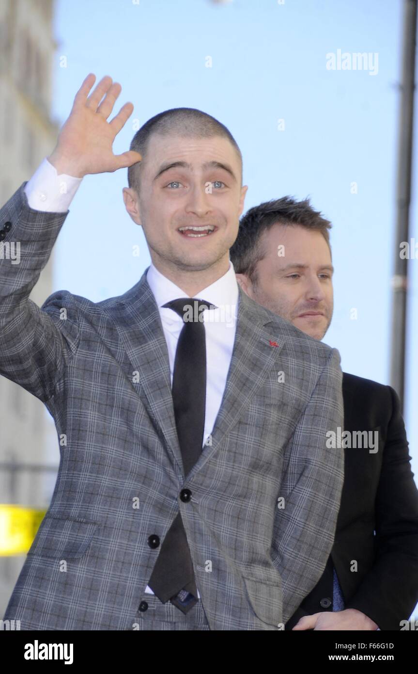 Daniel radcliffe walk of fame ceremony hi-res stock photography and ...