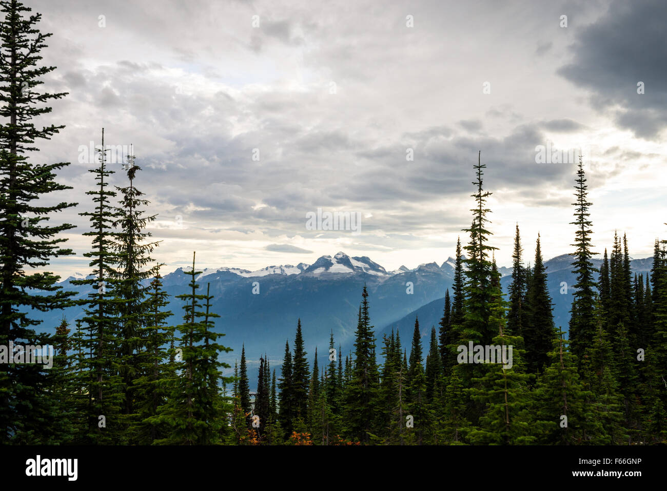 Canadian Mountains landscape photo Stock Photo - Alamy