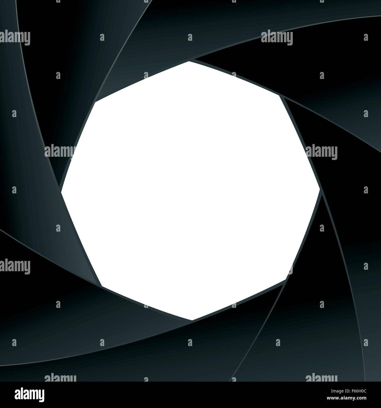 Photo Camera Shutter Aperture Mechanism Frame Vector Illustration Stock ...