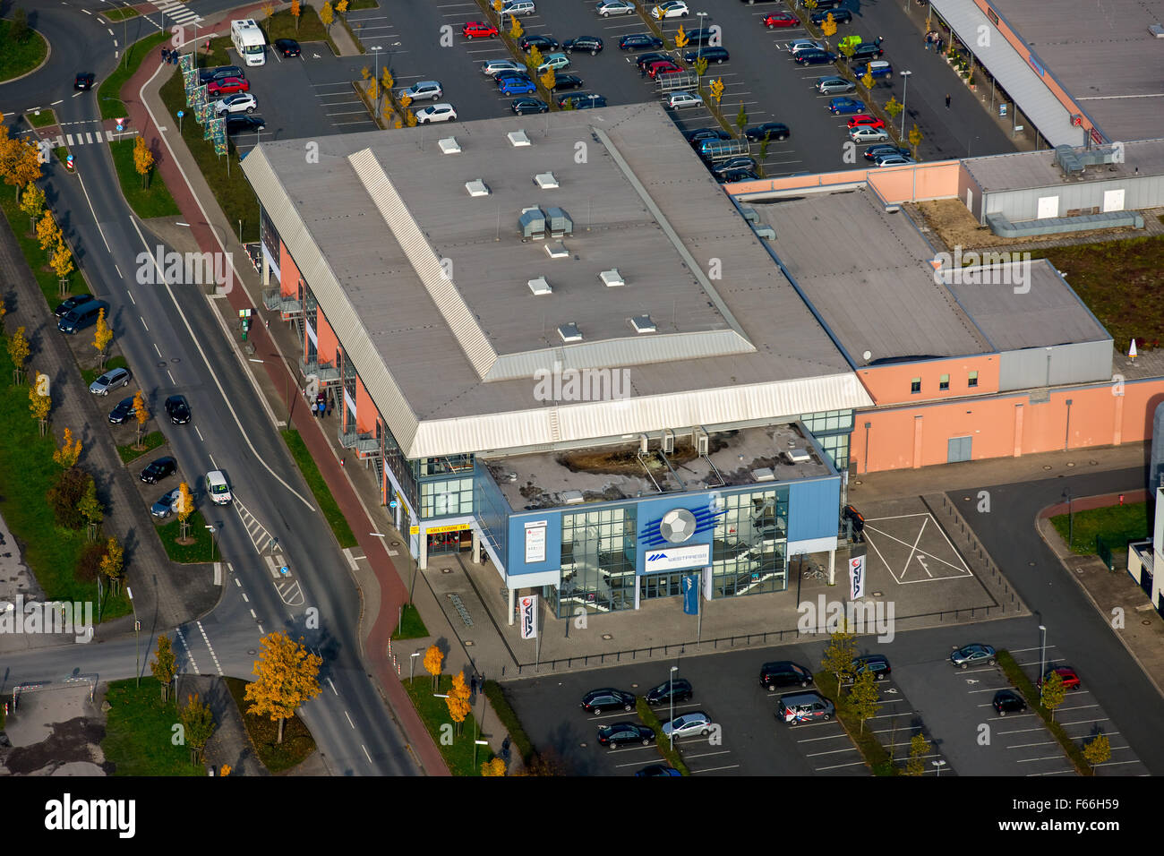 Maximilian Center, western press arena, Colliery settlement Maximilian ...