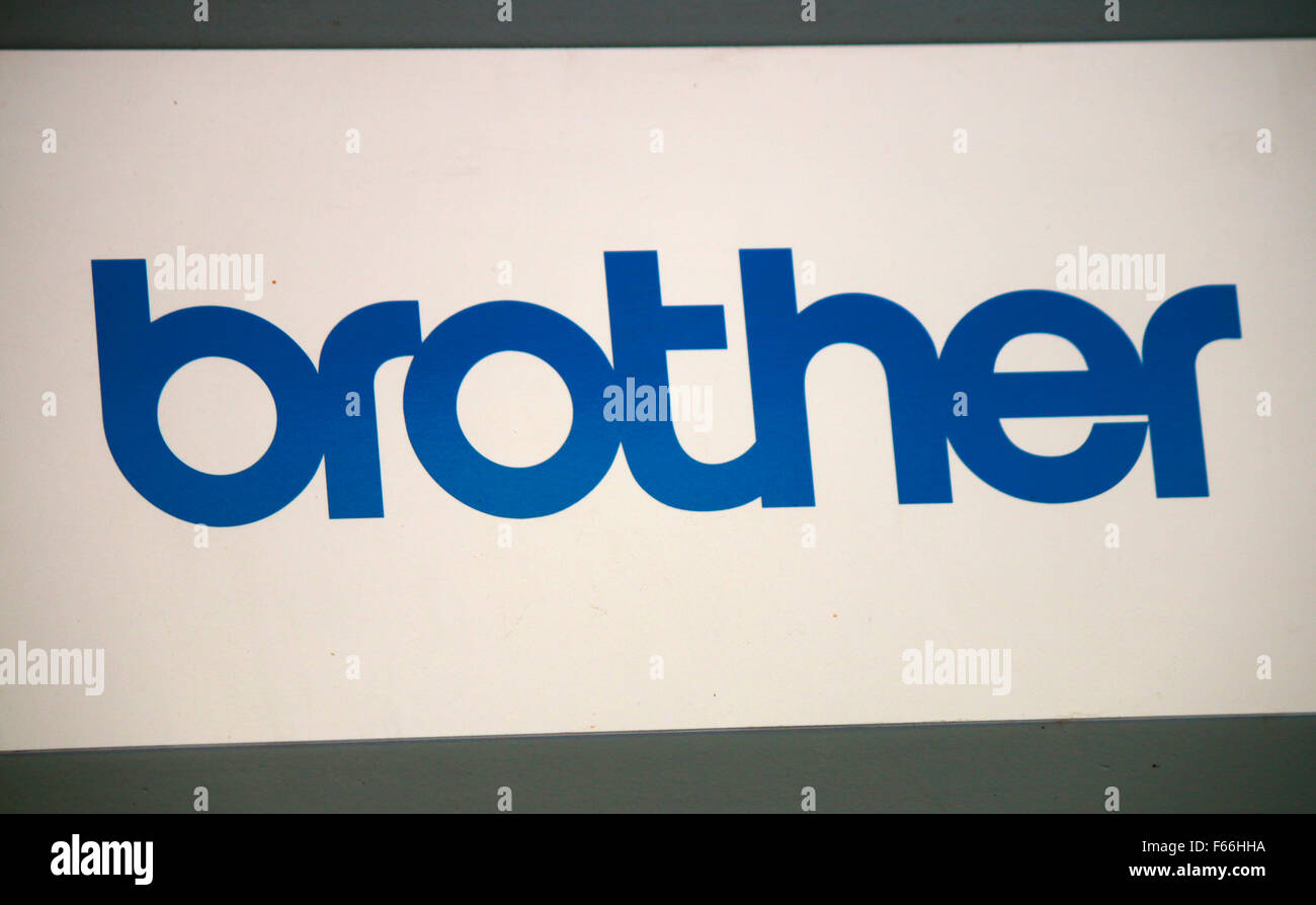 Brother logo hi-res stock photography and images - Alamy