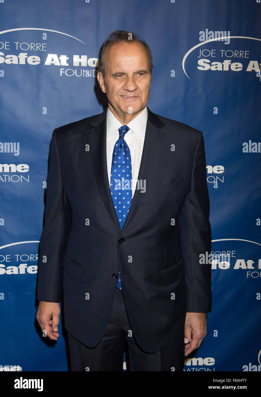New York, NY, USA. 12th Nov, 2015. JOE TORRE arrives to the Joe Torre ...