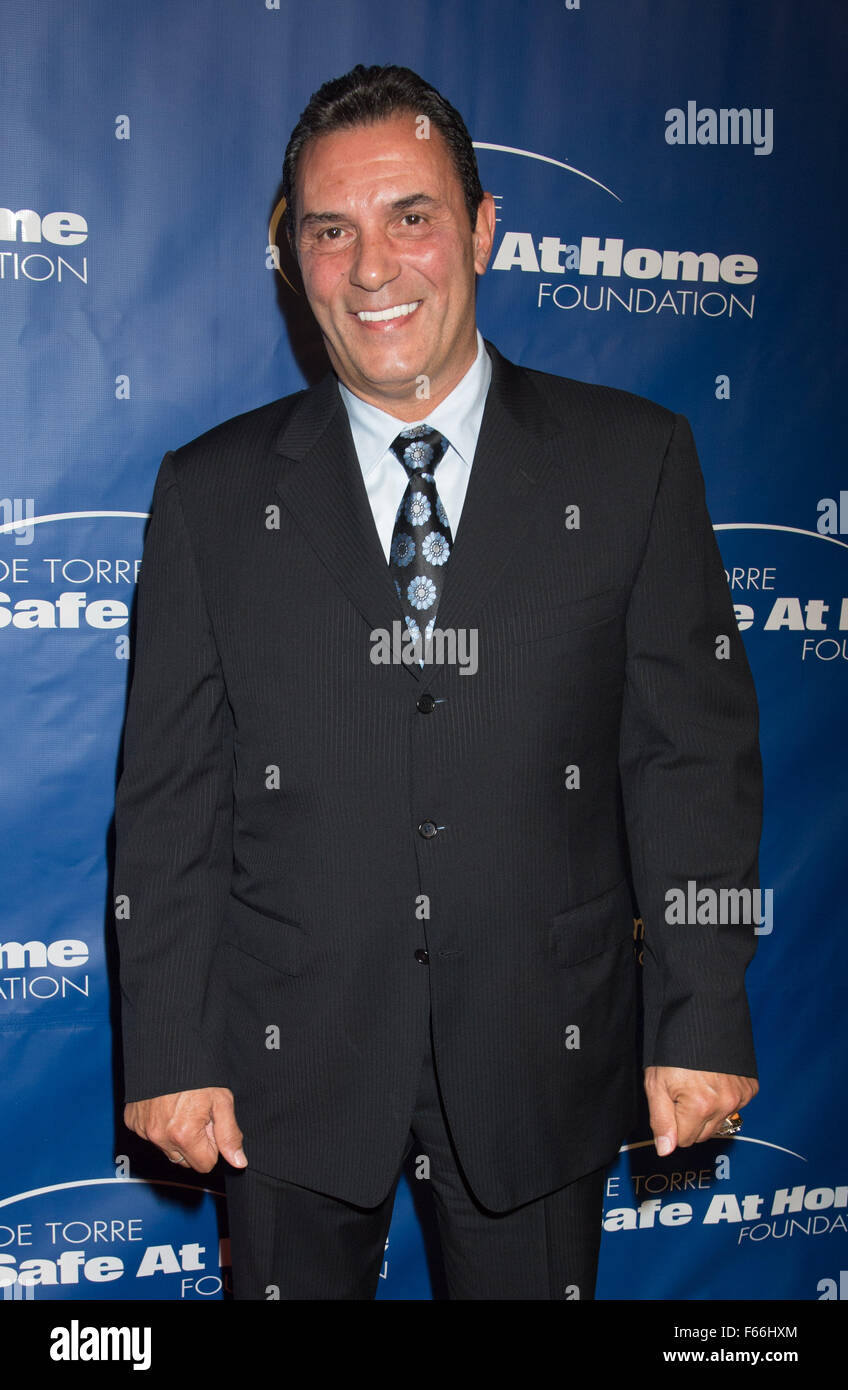 New York, NY, USA. 12th Nov, 2015. LEE MAZZILLI arrives to the Joe ...