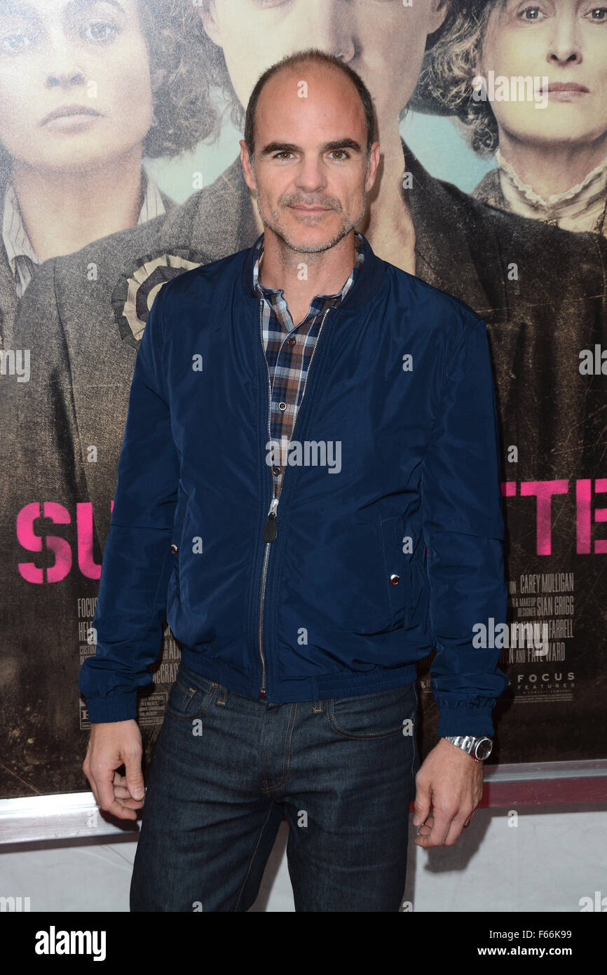 Suffragette New York Premiere - Red Carpet Arrivals Featuring: Michael ...